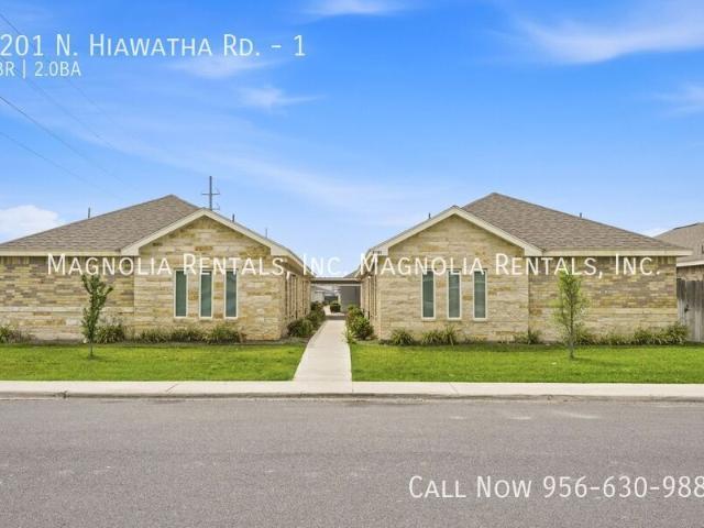 3 BR, 2 BA Apartment 5201 N. Hiawatha Rd Pharr, TX 78577