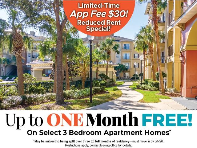 3 BR, 2 BA Apartment 5316 Millenia Blvd Unit 12 207, Orlando, FL 32839