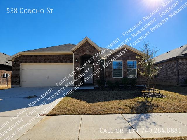 3 BR, 2 BA Apartment 538 Concho St, Aubrey, TX 76227