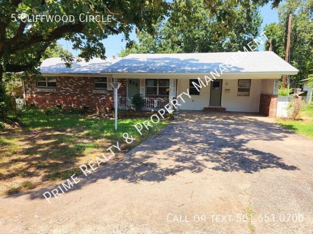 3 BR, 2 BA Apartment 5 Cliffwood Circle, North Little Rock, AR 72118