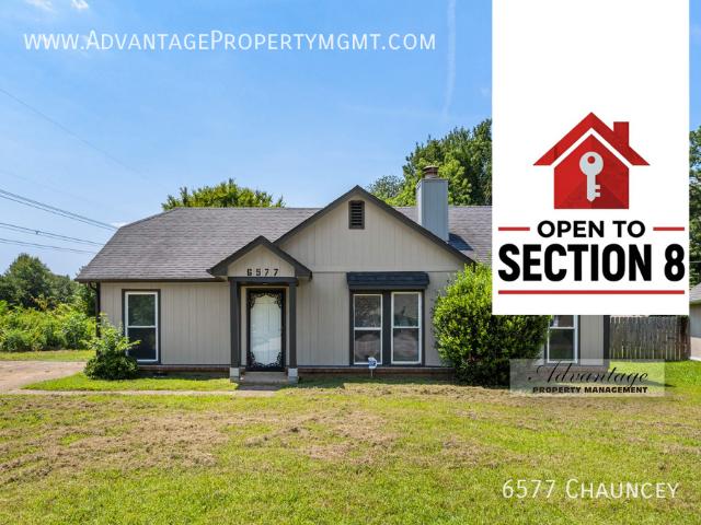 3 BR, 2 BA Apartment 6577 Chauncey, Memphis, TN 38141