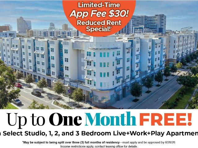 3 BR, 2 BA Apartment 659 W Amelia Street Unit 403, Orlando, FL 32801