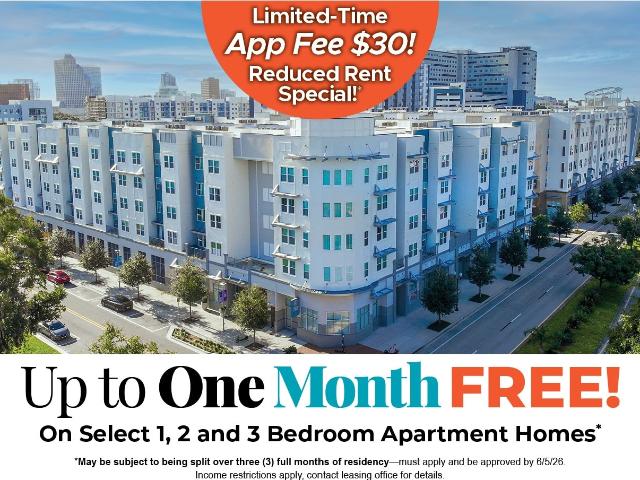 3 BR, 2 BA Apartment 659 W Amelia Street Unit 403, Orlando, FL 32801