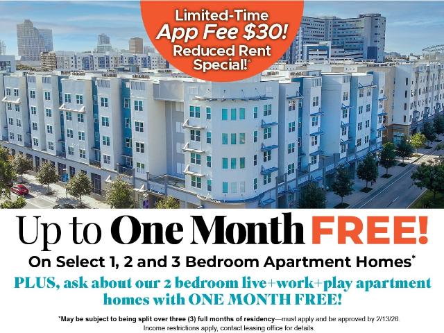3 BR, 2 BA Apartment 659 W Amelia Street Unit 329, Orlando, FL 32801