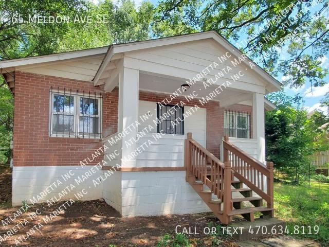 3 BR, 2 BA Apartment 65 Meldon Ave SE, Atlanta, GA 30315