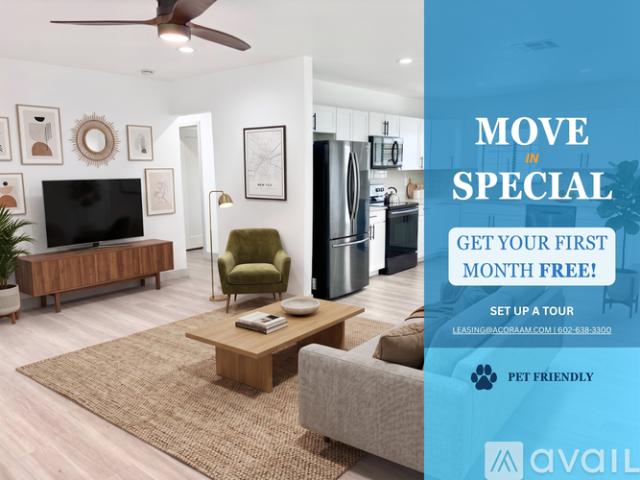 3 BR, 2 BA Apartment 6601 E Avalon Dr, Unit 3, Scottsdale, AZ 85251