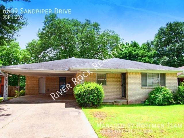 3 BR, 2 BA Apartment 6609 Sandpiper Drive, Little Rock, AR 72205