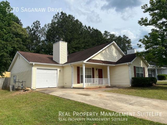 3 BR, 2 BA Apartment 6670 Saganaw Drive, Rex, GA 30273