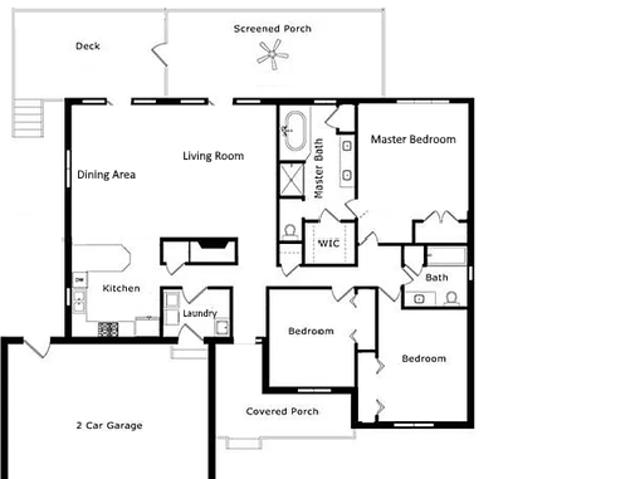 3 BR, 2 BA Apartment 679 Cedar Point, Vass, NC 28394