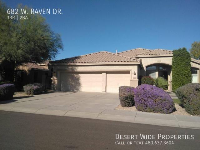 3 BR, 2 BA Apartment 682 W. RAVEN DR Chandler, AZ 85286