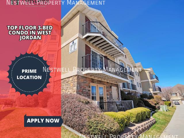 3 BR, 2 BA Apartment 6838 S Clayton Ridge Way, West Jordan, UT 84084