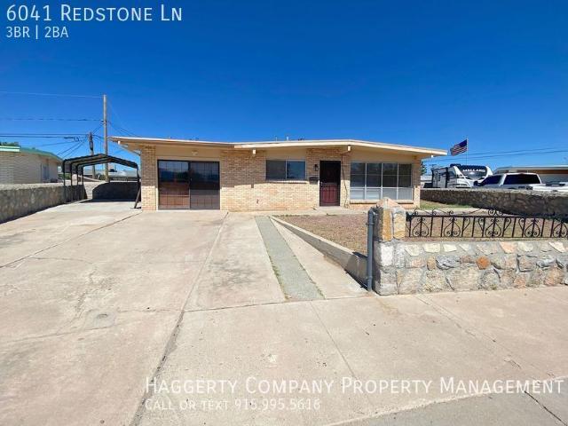 3 BR, 2 BA Apartment 6041 Redstone Ln, El Paso, TX 79924