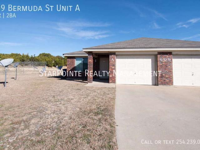 3 BR, 2 BA Apartment 609 Bermuda St Unit A, Copperas Cove, TX 76522