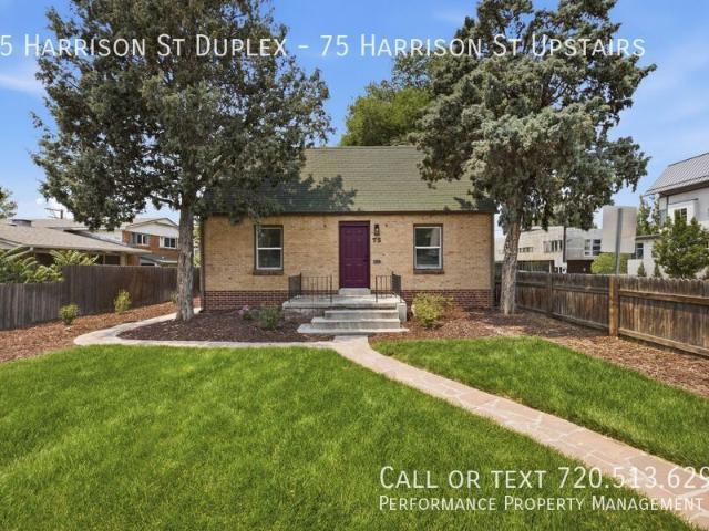 3 BR, 2 BA Apartment 75 Harrison St Duplex, Denver, CO 80206