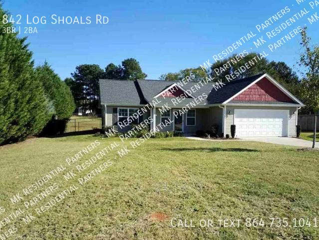 3 BR, 2 BA Apartment 842 Log Shoals Rd, Greenville, SC 29607