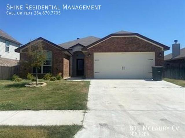 3 BR, 2 BA Apartment 811 Mclaury Cv, Killeen, TX 76542