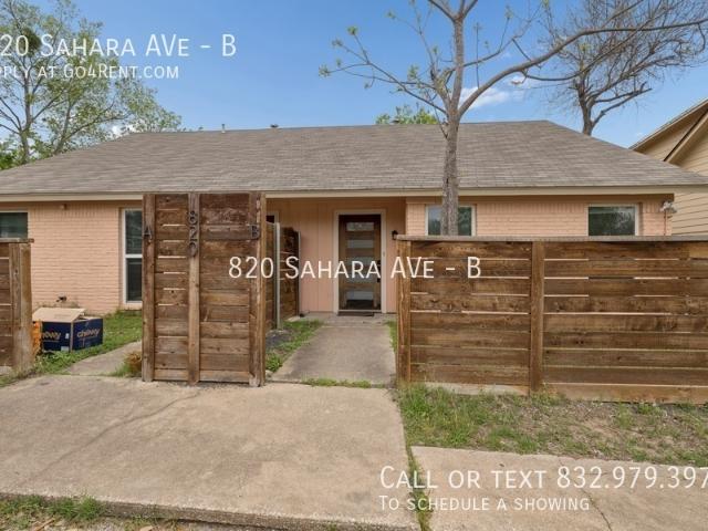 3 BR, 2 BA Apartment 820 Sahara AVe, Austin, TX 78745