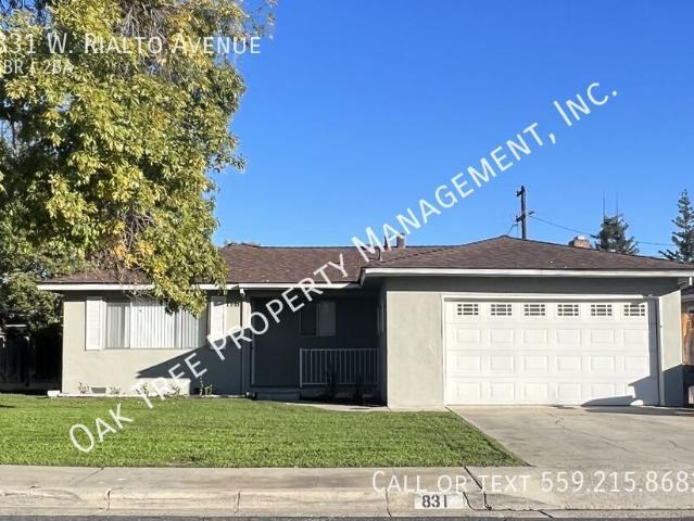 3 BR, 2 BA Apartment 831 W. Rialto Avenue, Clovis, CA 93612