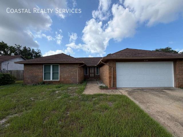 3 BR, 2 BA Apartment 836 Boulevard De L'Orleans, Mary Esther, FL 32569