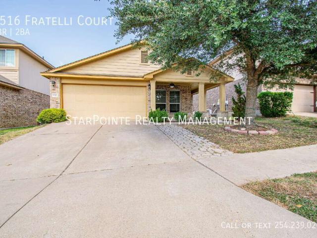 3 BR, 2 BA Apartment 9516 Fratelli Court, Killeen, TX 76542