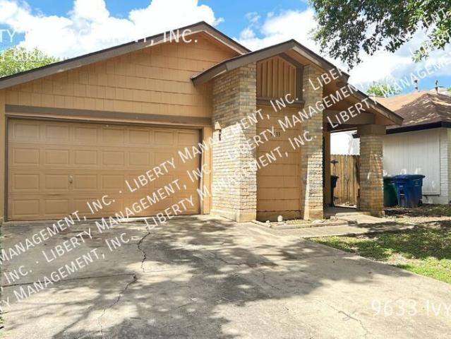 3 BR, 2 BA Apartment 9633 Ivy Bend, San Antonio, TX 78250