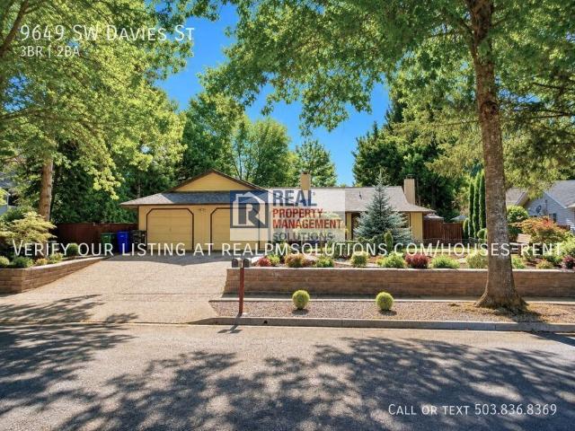 3 BR, 2 BA Apartment 9649 SW Davies St, Beaverton, OR 97008