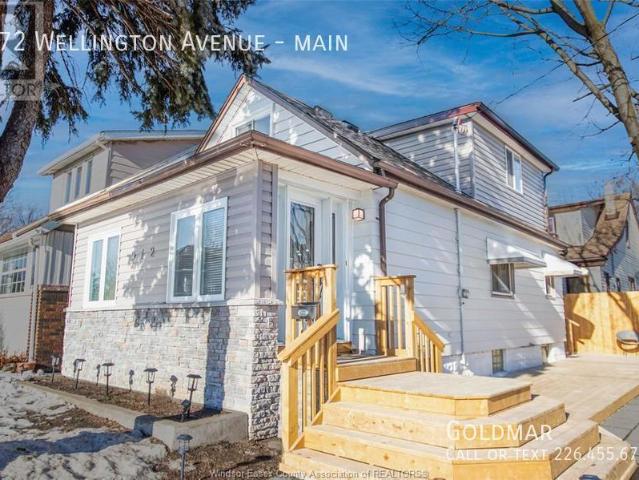 3 BR, 2 BA Apartment 972 Wellington Avenue, Windsor, ON N9A 5J8