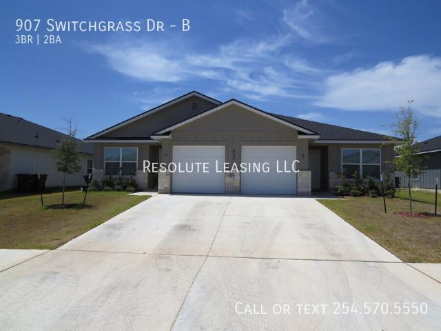 3 BR, 2 BA Apartment 907 Switchgrass Dr, Killeen, TX 76543