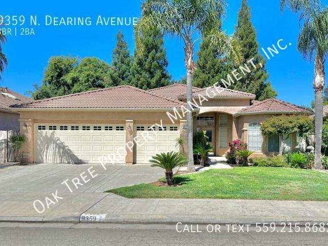 3 BR, 2 BA Apartment 9359 N. Dearing Avenue, Fresno, CA 93720