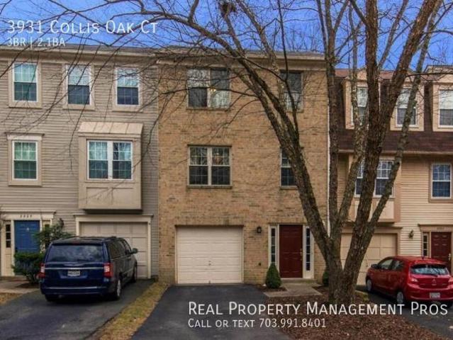 3 Br, 3 bath, Townhouse/Brownstone/RowHouse 3931 Collis Oak Ct