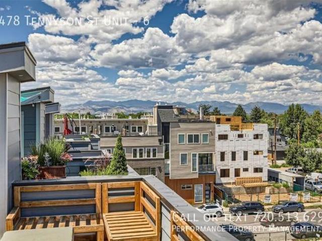 3 Br, 3 bath, Townhouse/Brownstone/RowHouse 4478 Tennyson St Unit