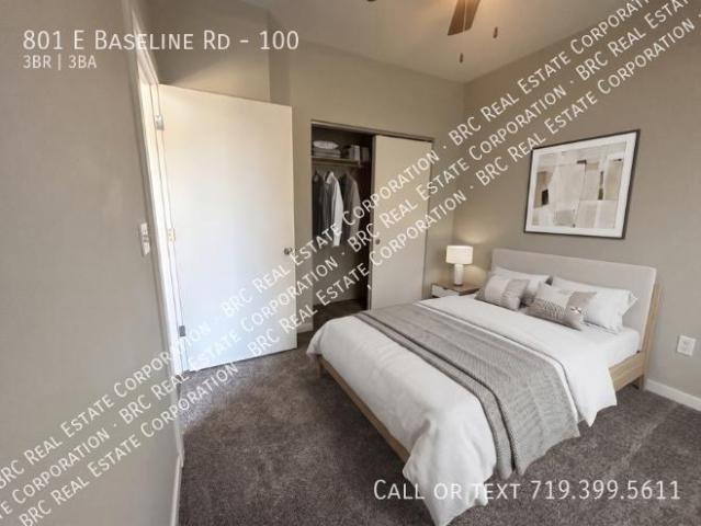 3 Br, 3 bath, Condo 801 E Baseline Rd