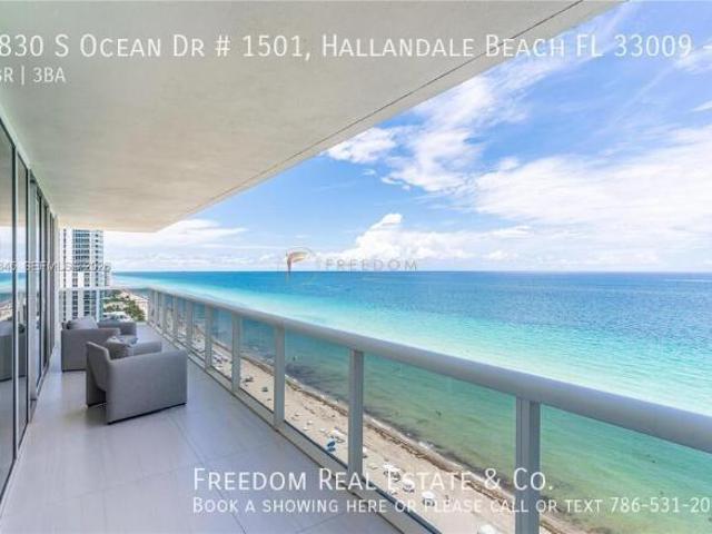 3 Br, 3 bath, Condo 1830 S Ocean Dr