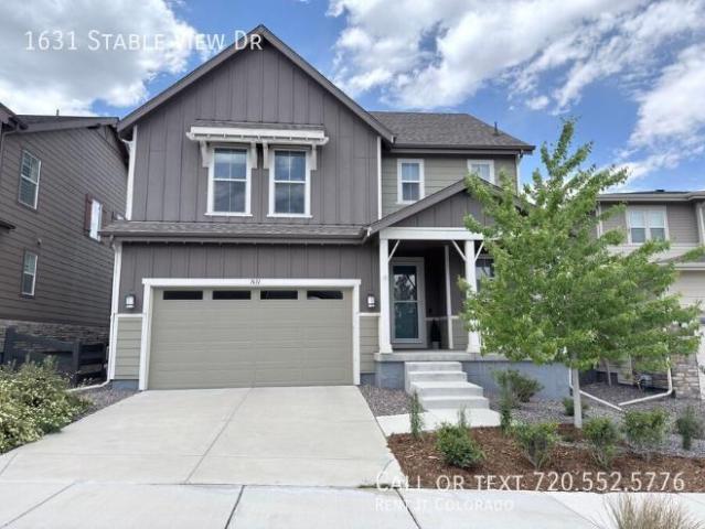 3 Br, 3 bath, Single Family 1631 Stable View Dr