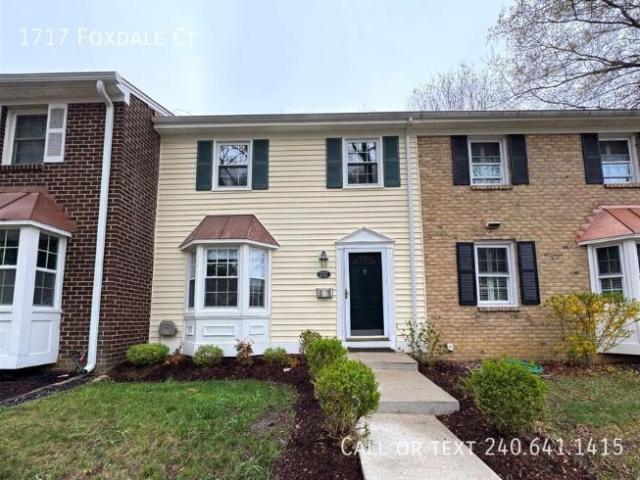 3 Br, 3 bath, Single Family 1717 Foxdale Ct