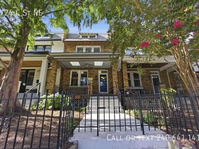 3 Br, 3 bath, Single Family 1724 C St NE