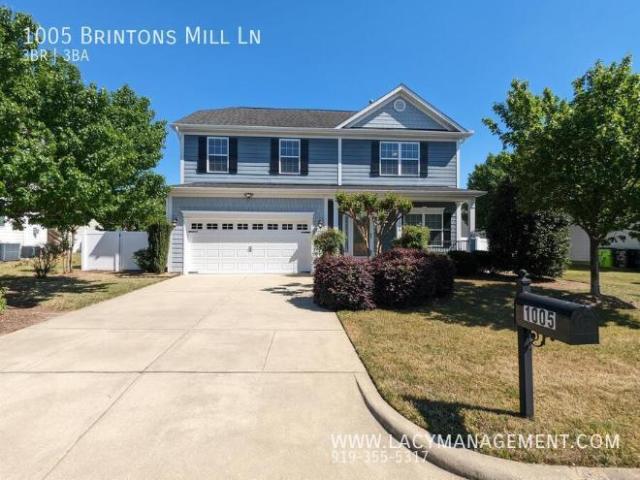 3 Br, 3 bath, Single Family 1005 Brintons Mill Ln