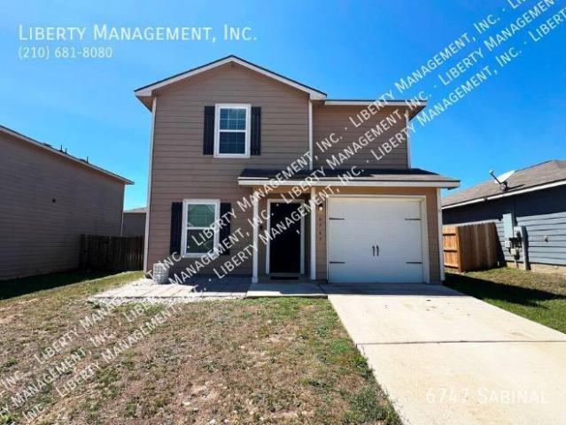 3 Br, 3 bath, Single Family 6747 Sabinal