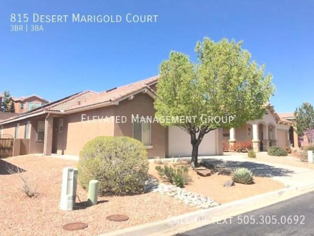 3 Br, 3 bath, Single Family 815 Desert Marigold Court