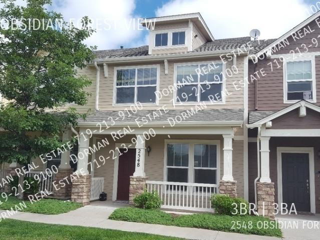 3 BR, 3 BA Apartment 2548 OBSIDIAN FOREST VIEW, COLORADO SPRINGS, CO 80951