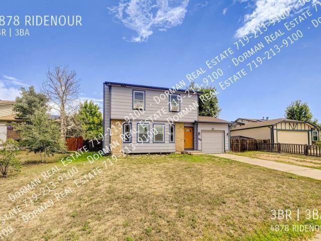 3 BR, 3 BA Apartment 4878 RIDENOUR, COLORADO SPRINGS, CO 80916