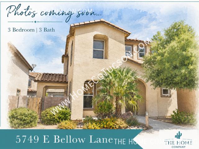 3 BR, 3 BA Apartment 5749 E Bellow Lane, Tucson, AZ 85712