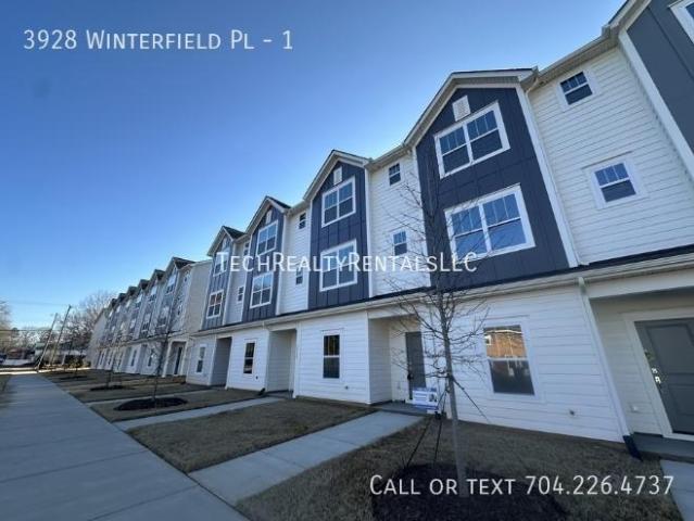 3 Br, 4 bath, Townhouse/Brownstone/RowHouse 3928 Winterfield Pl