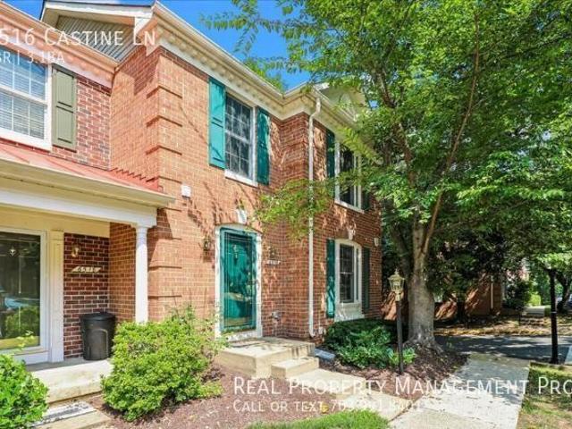 3 Br, 4 bath, Townhouse/Brownstone/RowHouse 6516 Castine Ln