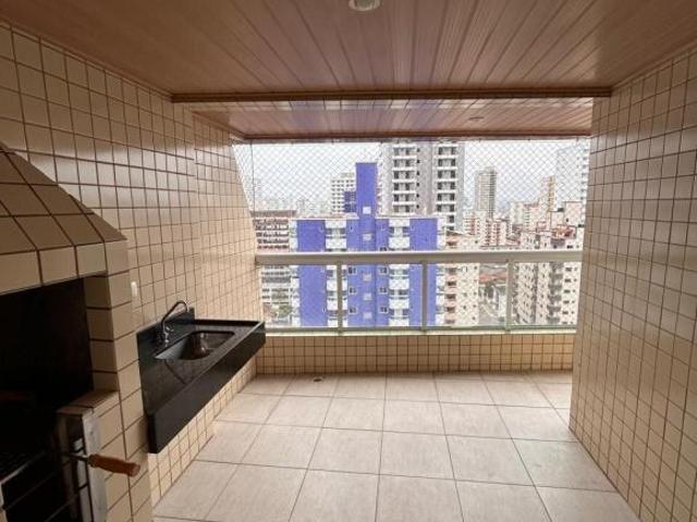 3 Dormitórios 1 Suíte, 2 Vagas de Garagem e Sacada Gourmet com Vista Mar nas Aviação, Praia Gramde