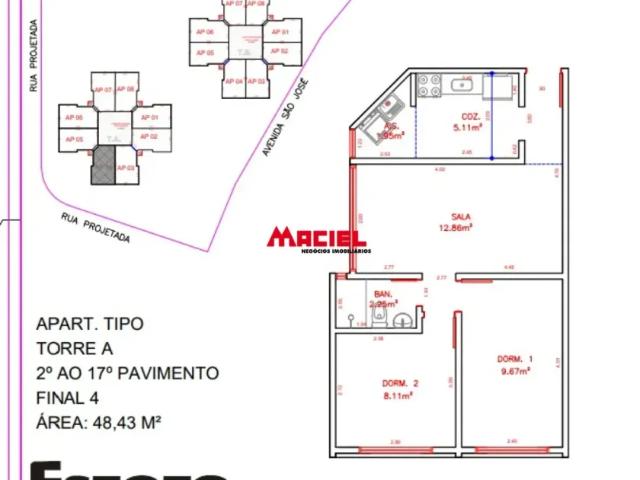 Jab apartamento/padrão mobiliado morada dos passaros