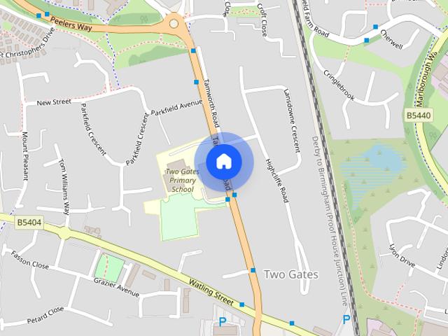 Tamworth Road, Tamworth, B77