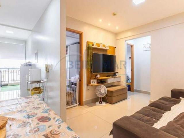 Taguá Life Center  AP. 64m com 2 Quartos com varanda Andar alto, Vista livre