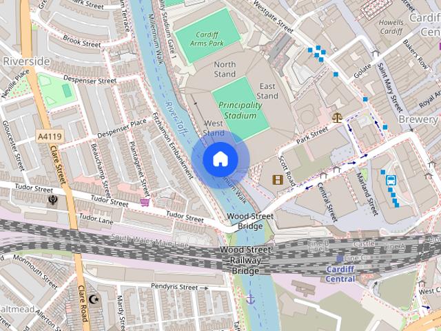 Tai Afon, Y Rhodfa Ganolog, Apt. 519, Cardiff City, CF10
