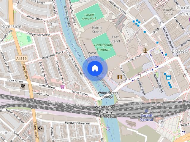 Tai Afon, Y Rhodfa Ganolog, Apt. 215, Cardiff City, CF10